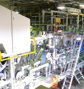 New non-woven pilot machine in the USA - Allimand